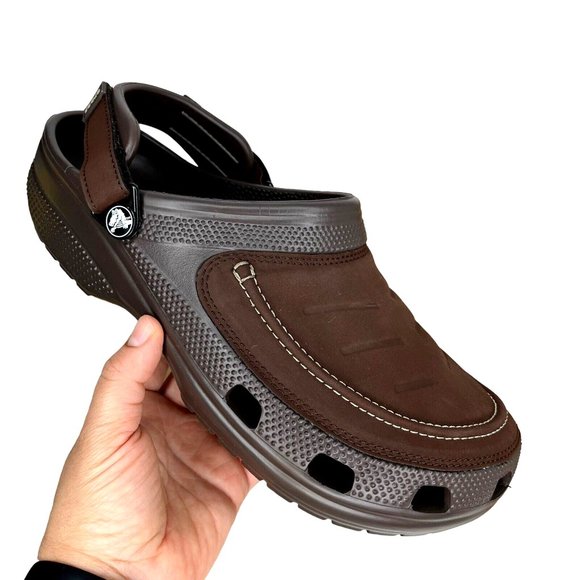 CROCS | Shoes | Crocs Mens Yukon Vista Ll Clog Size Brown Espresso Slip ...